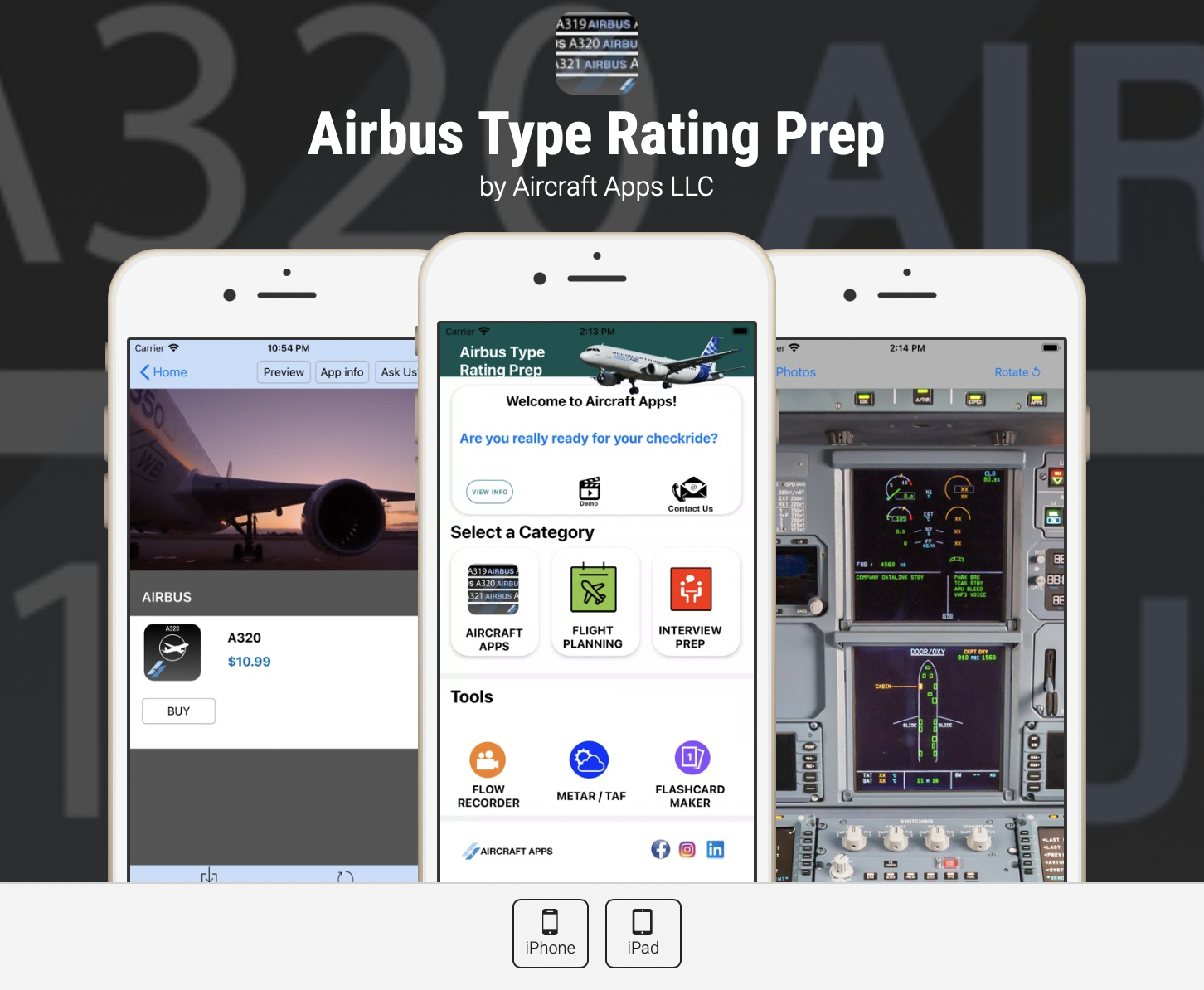 Aircraft Apps LLC – iPhone, iPad, & Android
